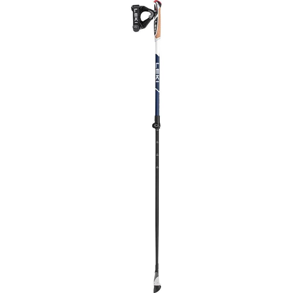 Leki Smart Supreme Nordic Walking Stock metallic darkblue white – Sport ...